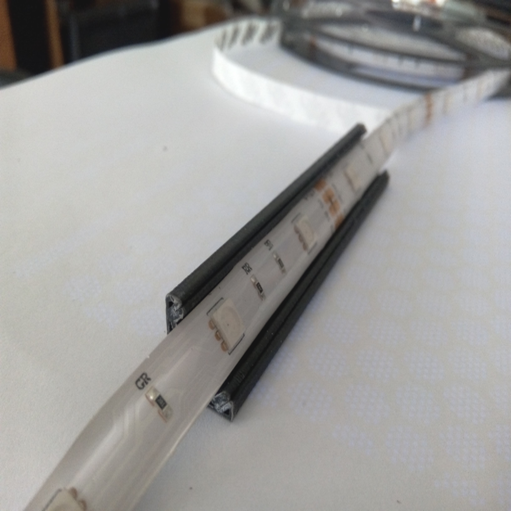 LED Strip Support by RoLL | Download free STL model | Printables.com