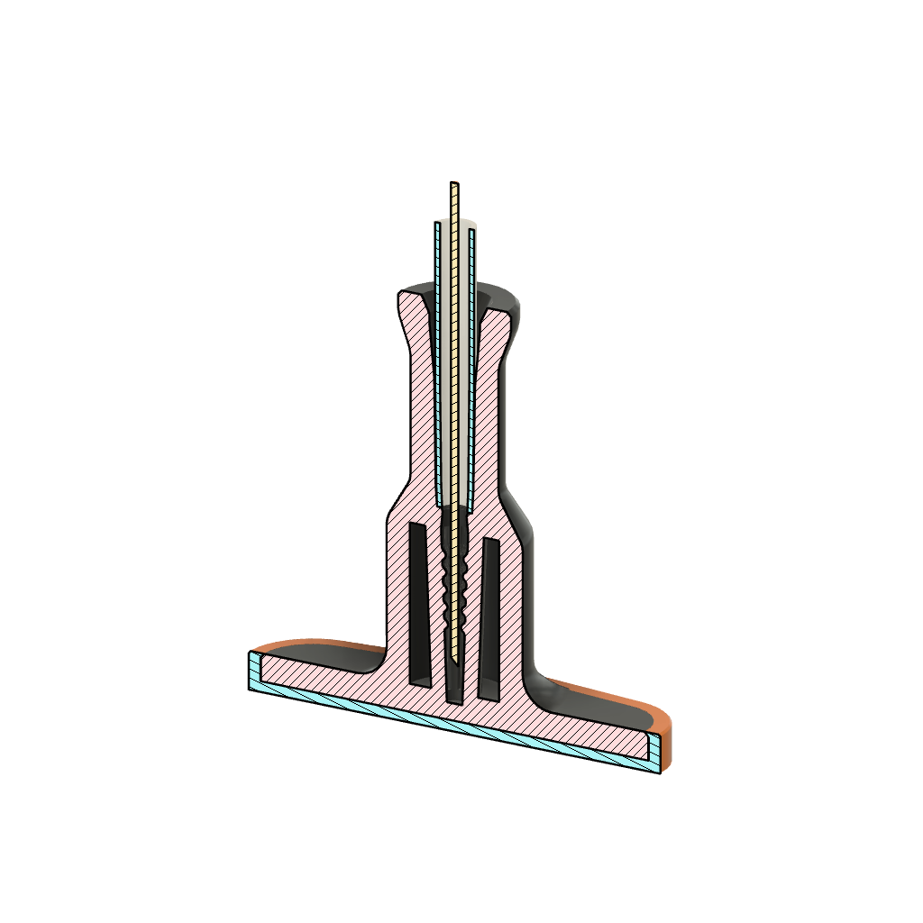 PTFE Tube Cap with Filament Label by DET-Man | Download free STL model ...