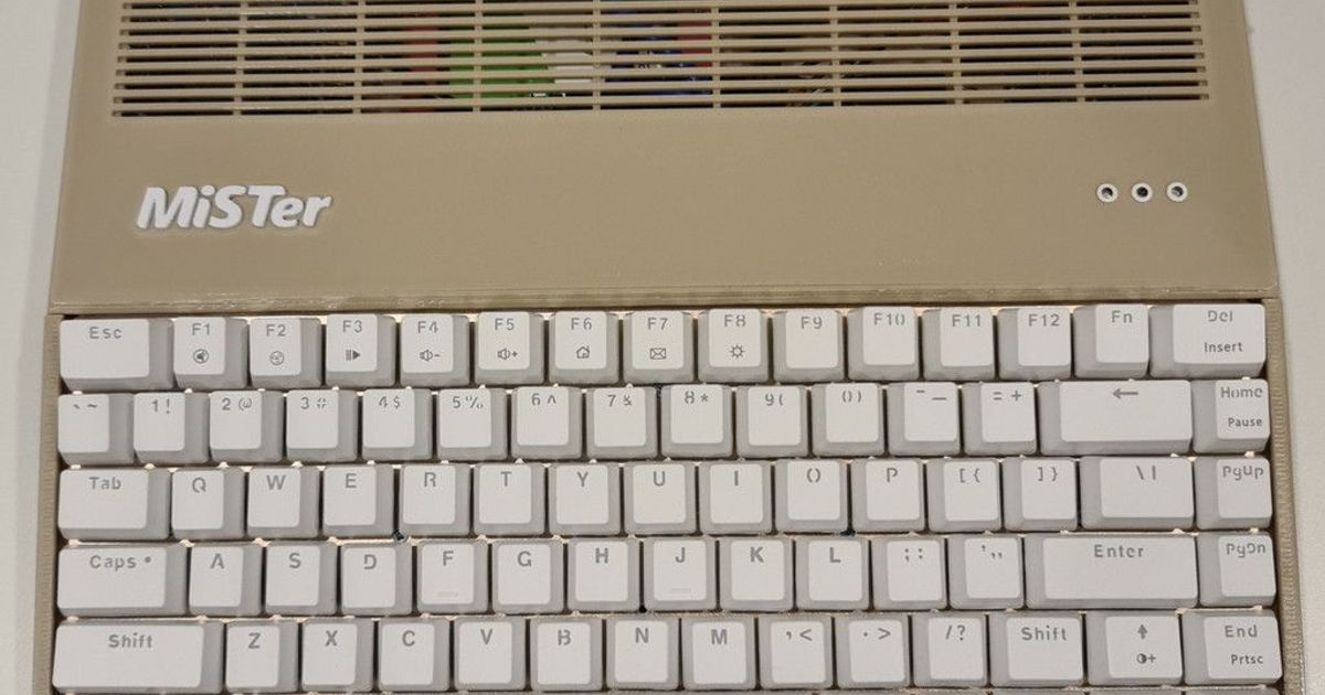 MiSTer FPGA Retro Computer Case by dan188 | Download free STL model ...