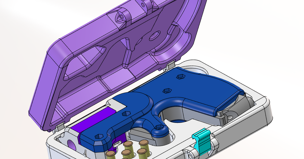 HARLOT Derringer case UP-DATED - ADDED case .STEP files by EZ-CORER | Download free STL model ...