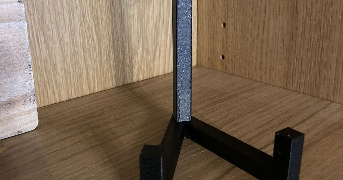 Plate display stand by Meic | Download free STL model | Printables.com