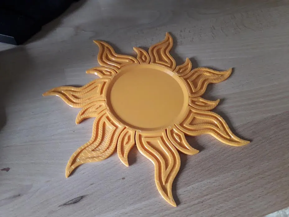 Sun Coaster by Heine Sørensen | Download free STL model | Printables.com