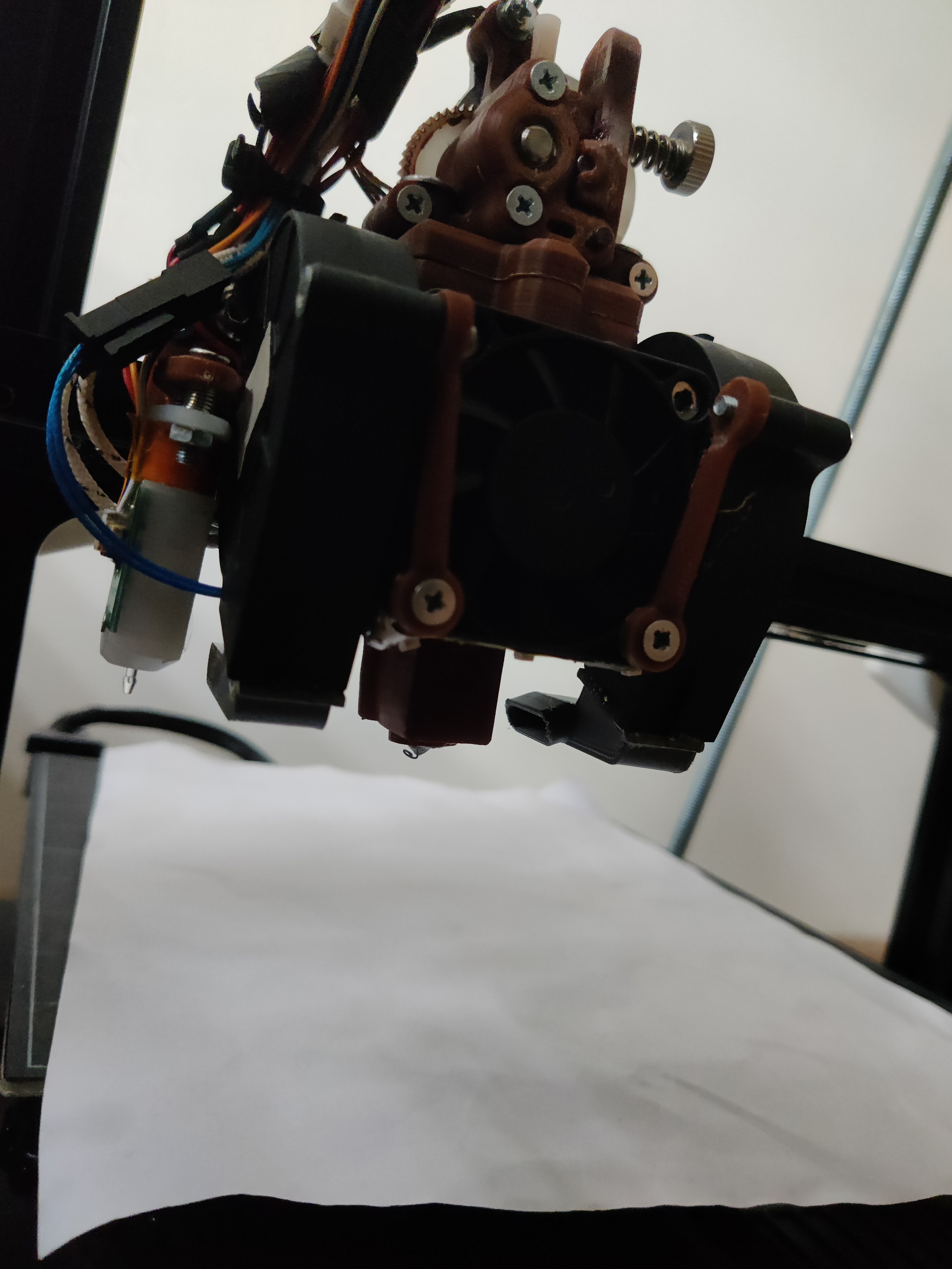 Ugly Ender 3 v2 toolhead with sherpa mini + sherpa micro + dual 5015 ...