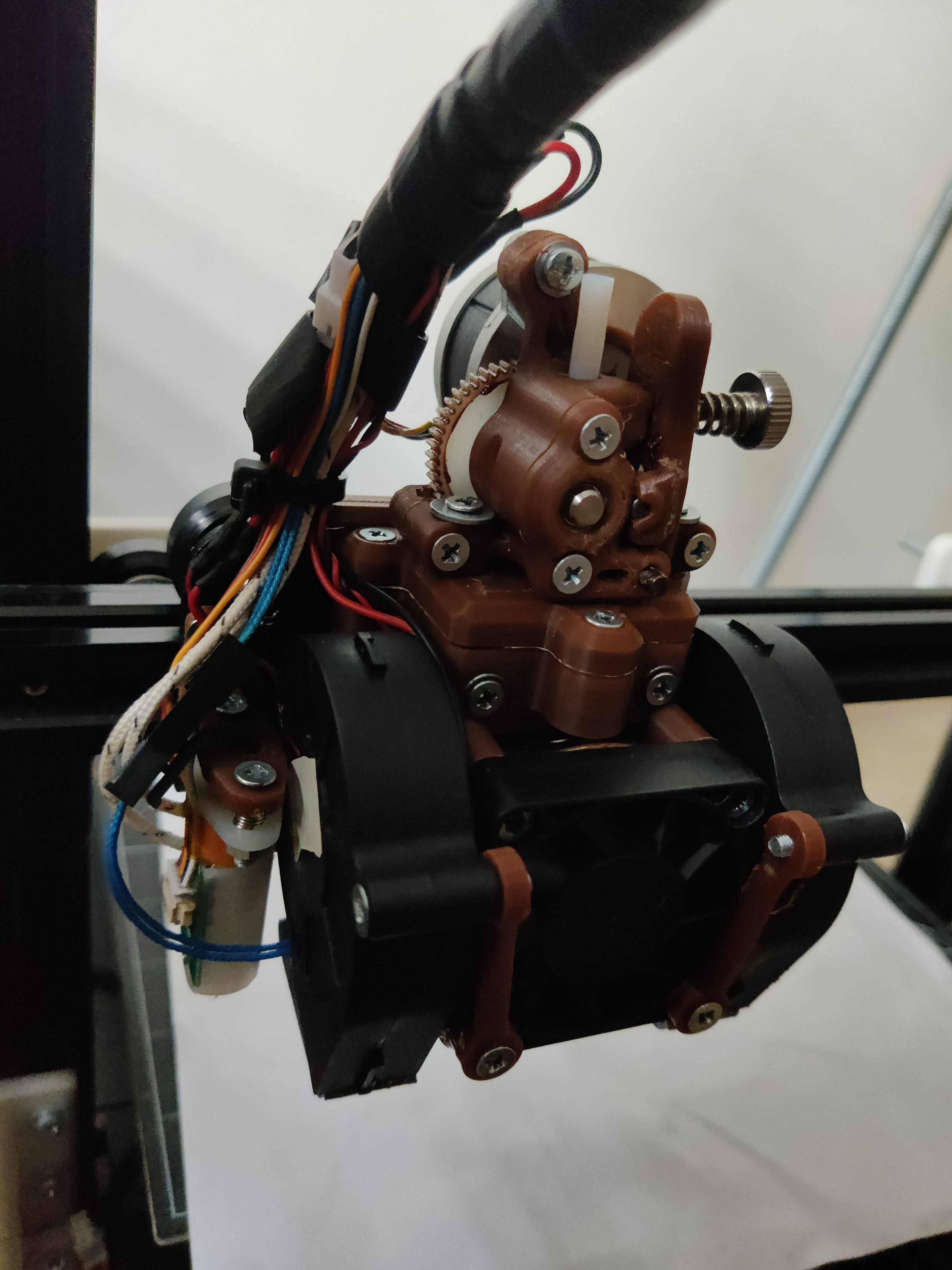 Ugly Ender 3 v2 toolhead with sherpa mini + sherpa micro + dual 5015 ...