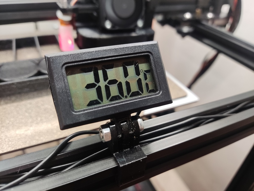 Temperature monitor holder for ender 5 or other ender printers by ...