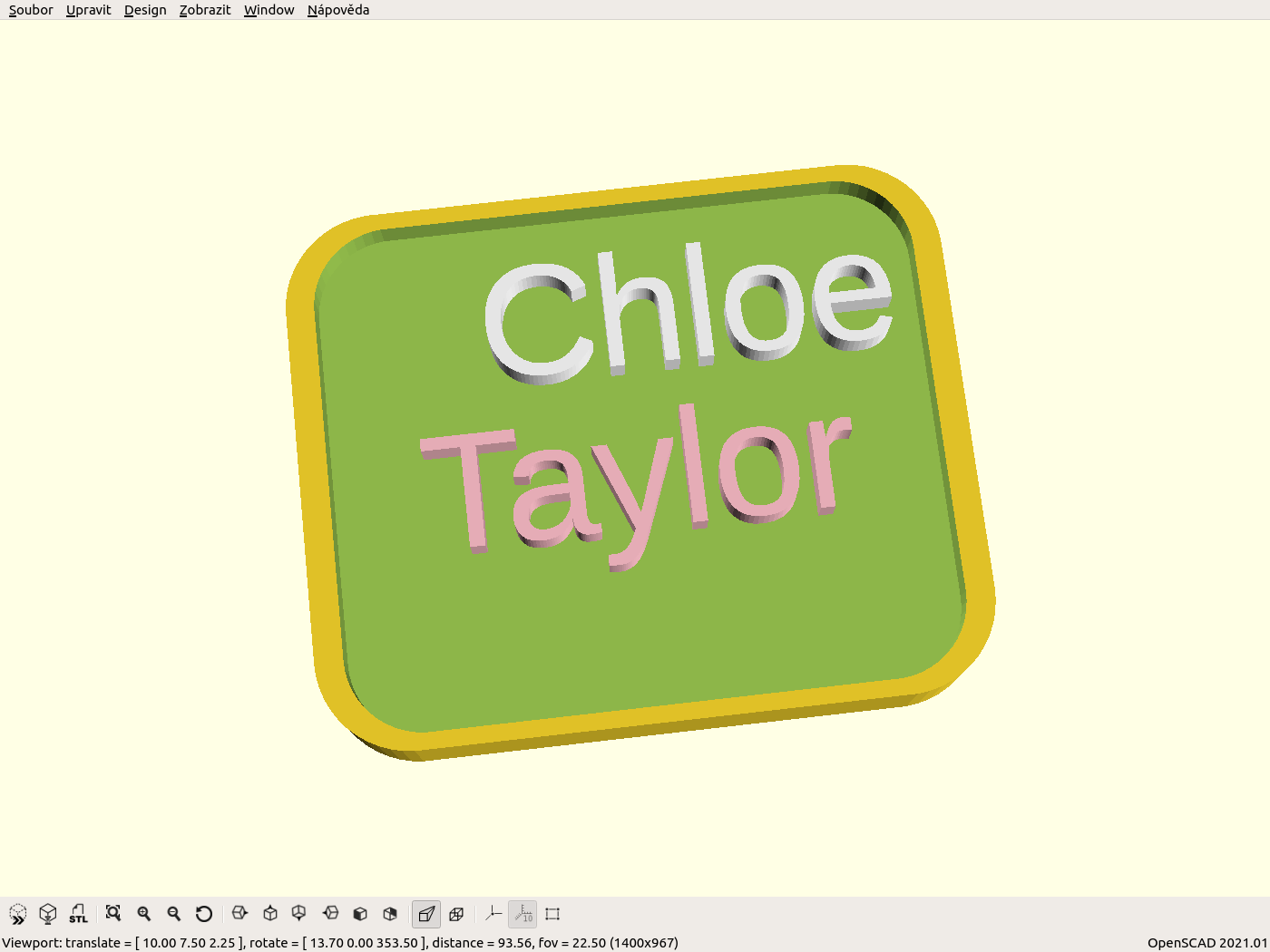 name_tag by rebel | Download free STL model | Printables.com