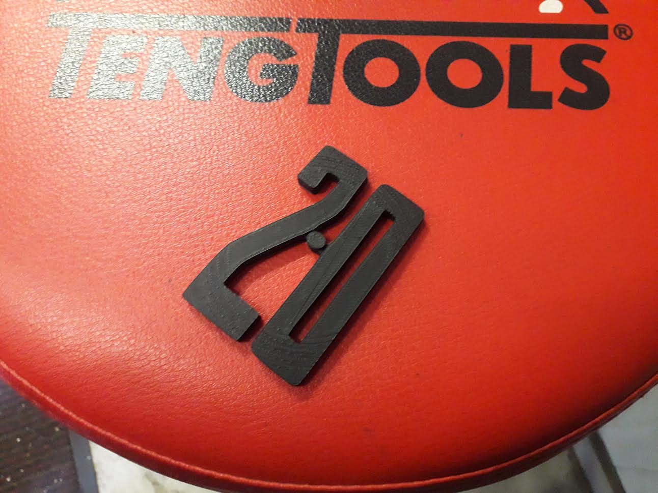 Ford 2.0 badge by Heine Sørensen | Download free STL model | Printables.com