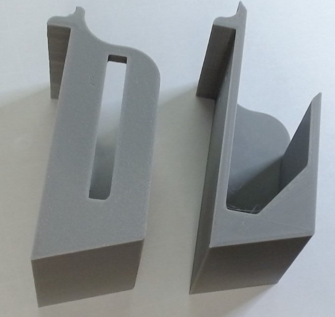 Laptop vertical desk edge mounted holder by Jay | Download free STL ...