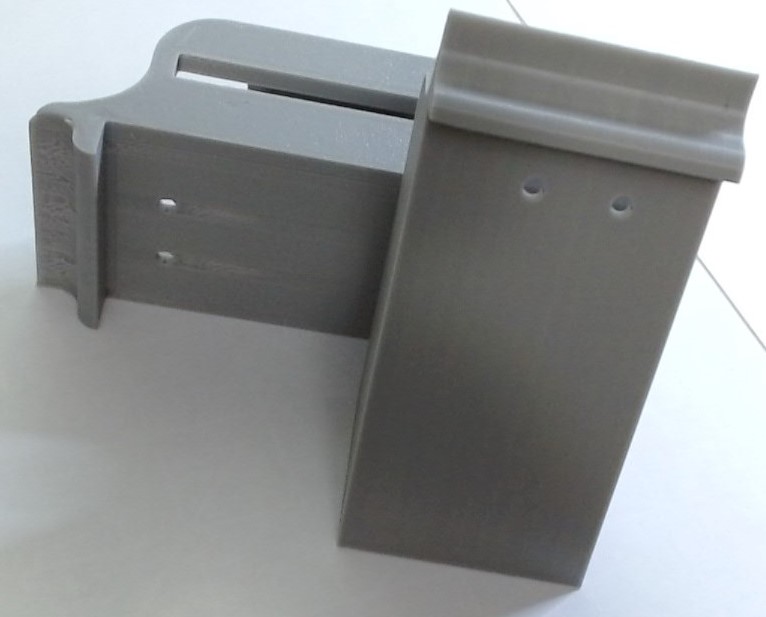 Laptop vertical desk edge mounted holder by Jay | Download free STL ...