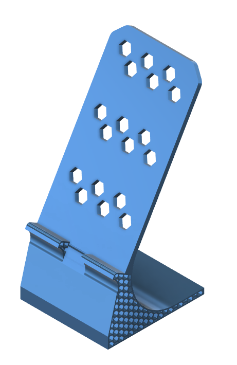 Mobile phone holder (customisable) by Patrick | Download free STL model ...