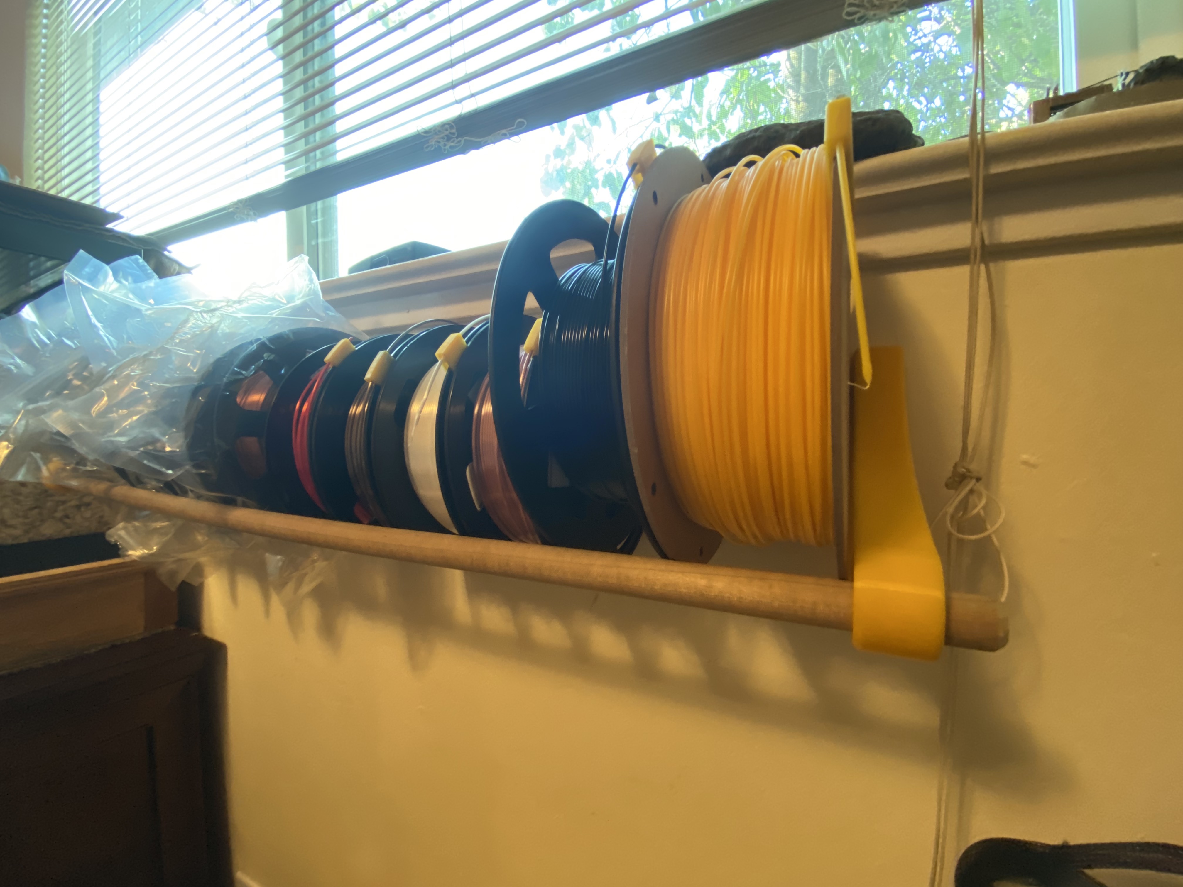 Simple Spool Shelf by HargoHub | Download free STL model | Printables.com