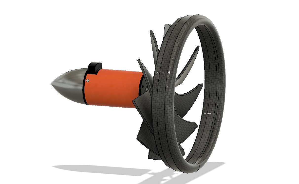 3d printed / EDF 132mm / Electric Ducted Fan / RC / by jac_2307 ...