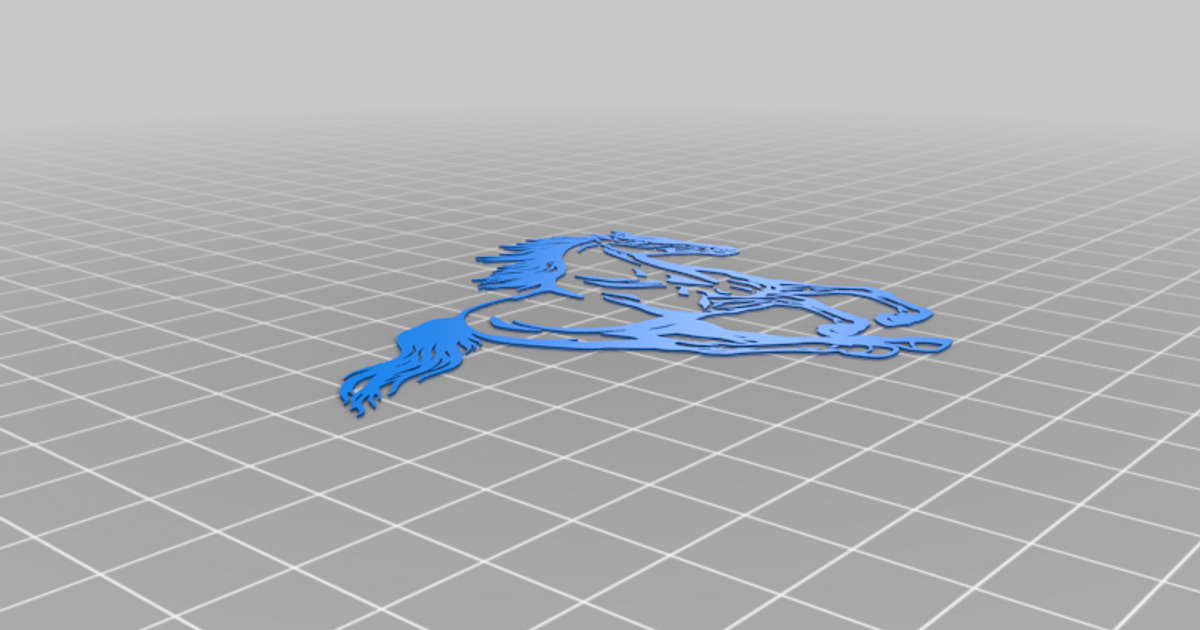 Horse stl for 3d printers to 2d print von Ben Clark | Kostenloses STL ...