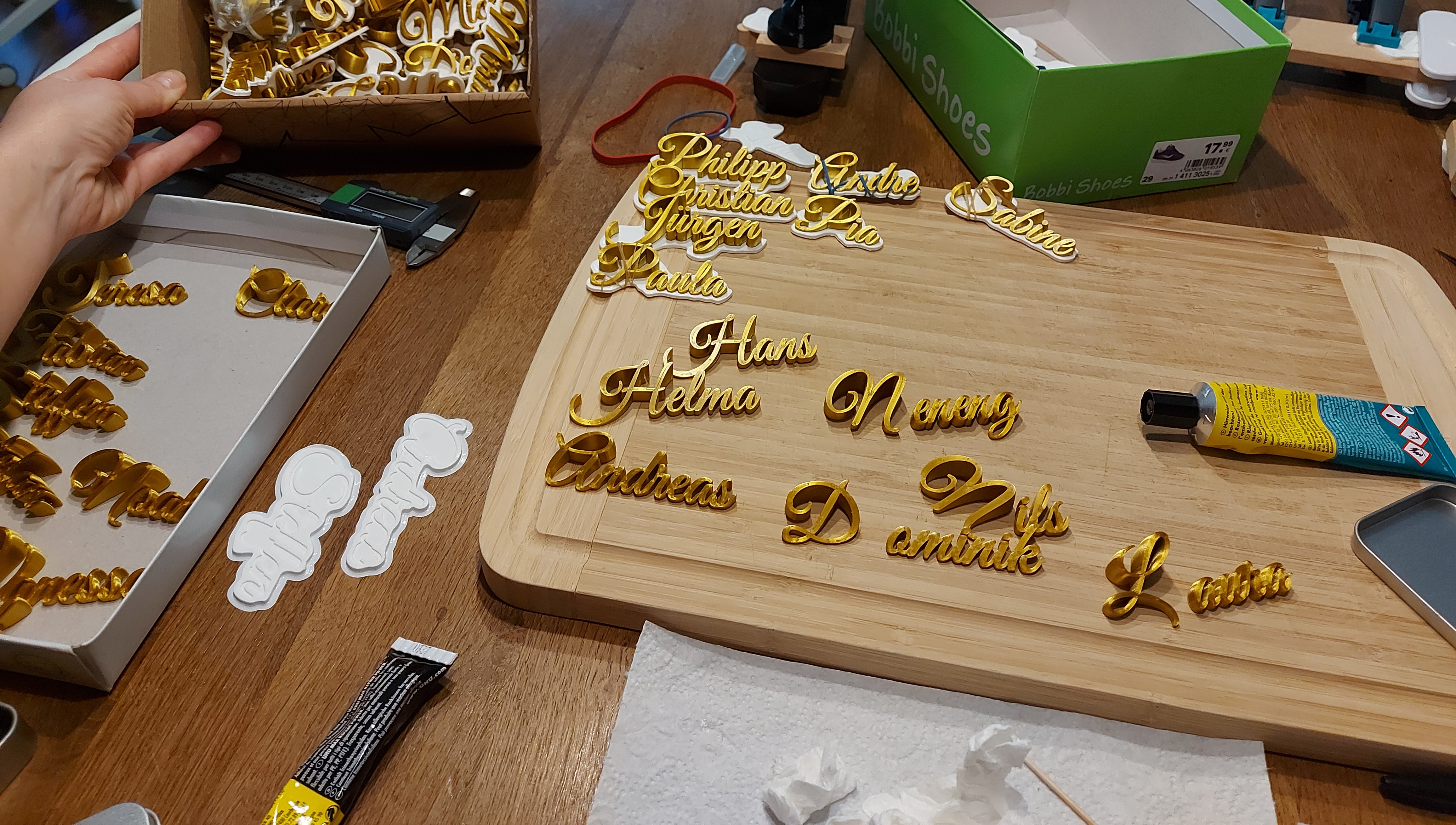 Place Card / Name Tag / fridge magnet / give away by Nobbli | Download ...