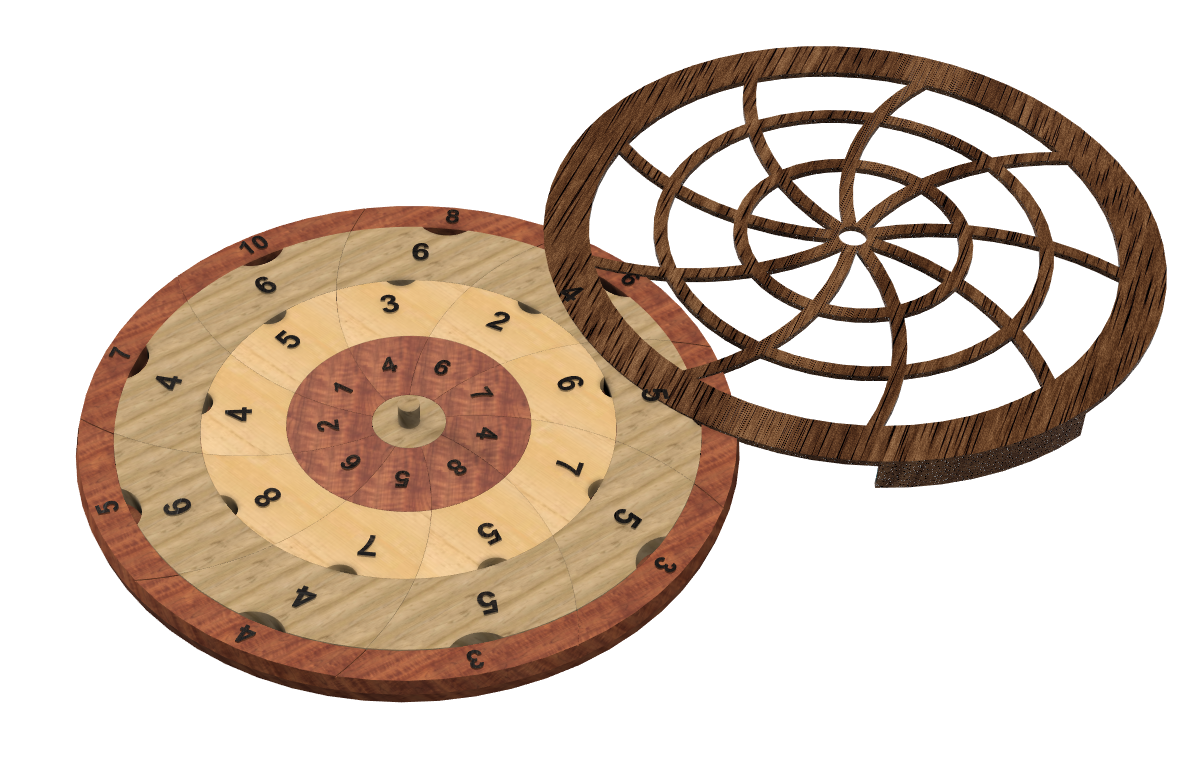 PinWheel Puzzle by Creative MinerX | Download free STL model ...
