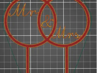 Wedding cake topper. by KorA | Download free STL model | Printables.com