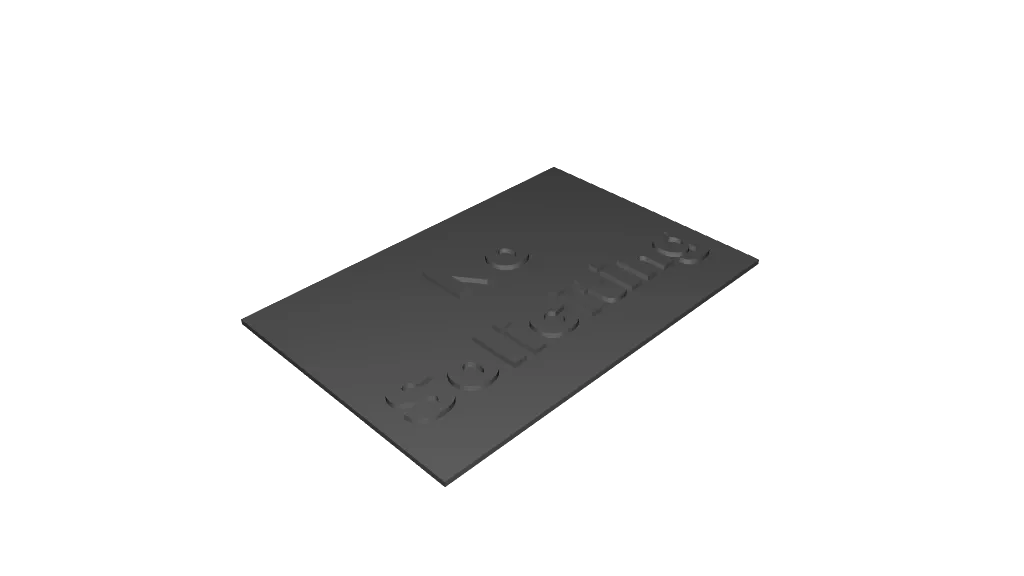 Small No Soliciting Sign by MadTNOTN | Download free STL model ...