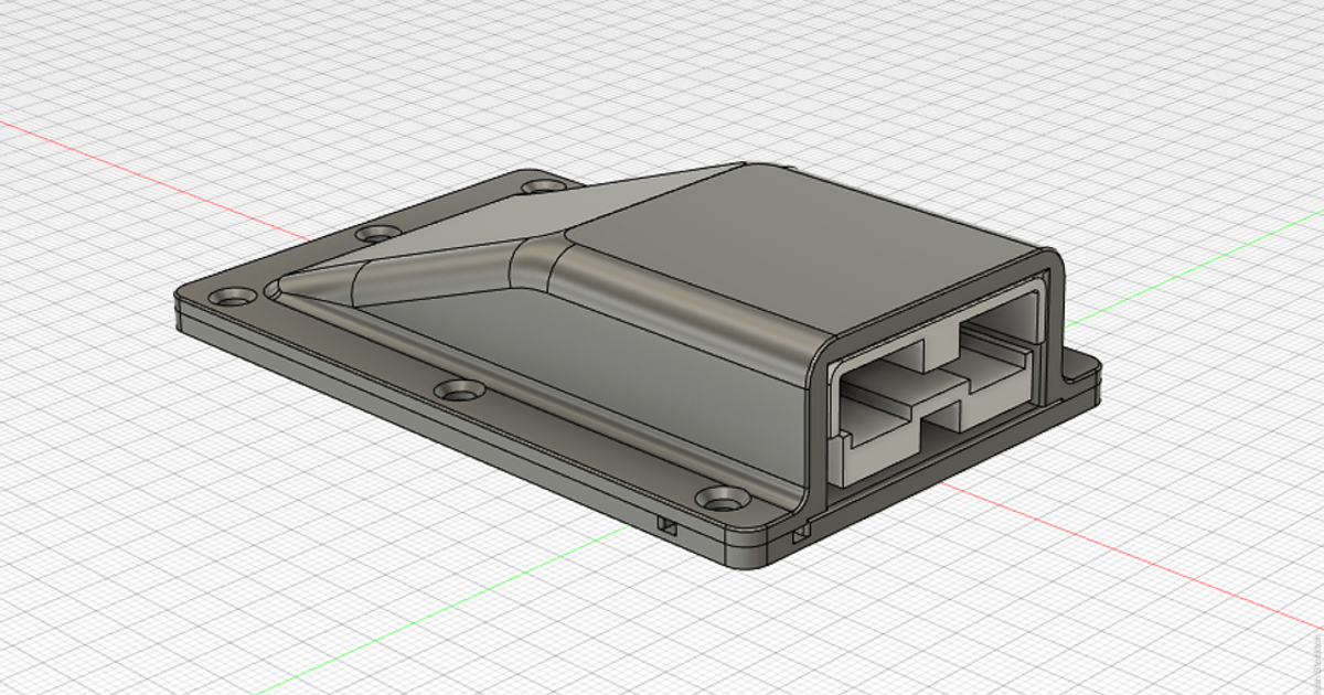Anderson style (SB50) 50 amp connector housing by AstroStock | Download ...