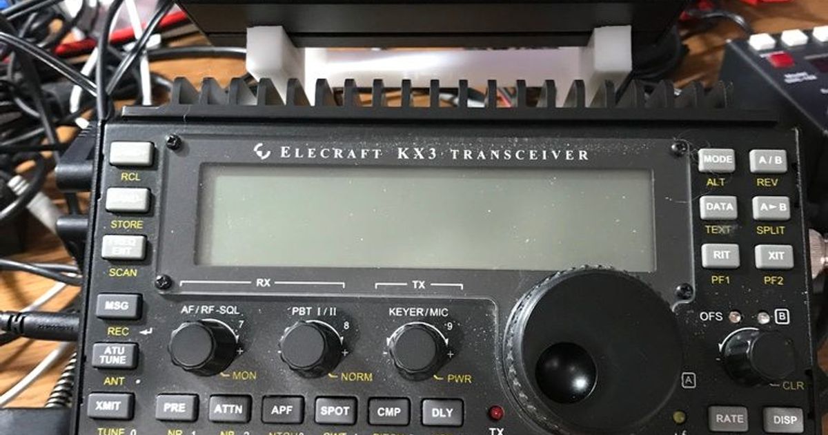 Elecraft KX3 and PX3 Stand por PawPaw46 | Descargar modelo STL gratuito ...