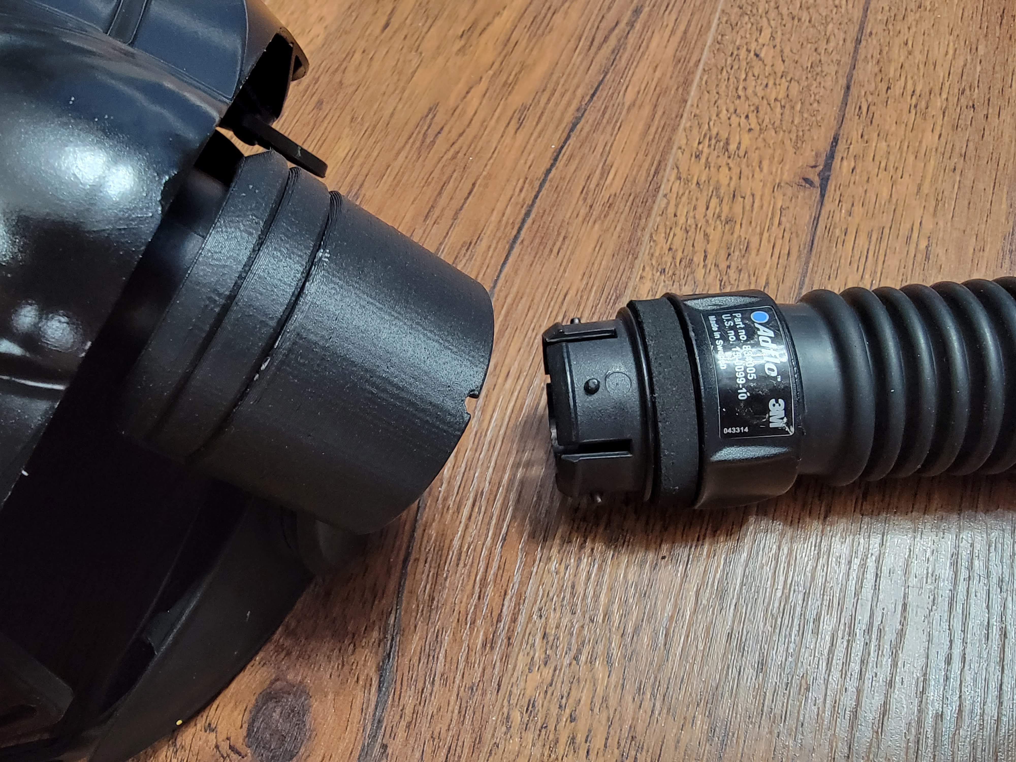 3M Adflo Hose to Versaflo Helmet Adapter by hackawayjr | Download free ...
