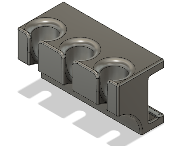 Table cable holder 25 mm by Lucaotto | Download free STL model ...