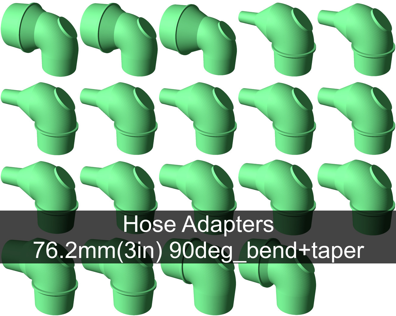 90° elbow vacuum hose adapters for all common sizes por Max | Descargar ...