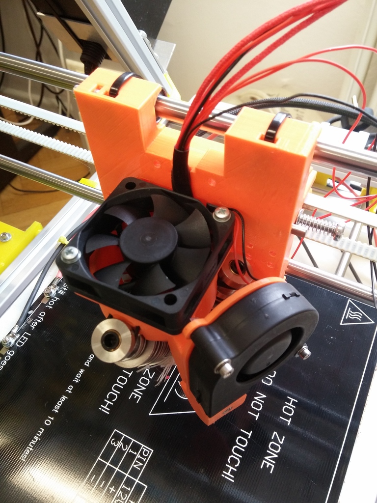 Vertical x-axis for MendelMax with Diamond Hotend by db3jhf | Download free STL model ...