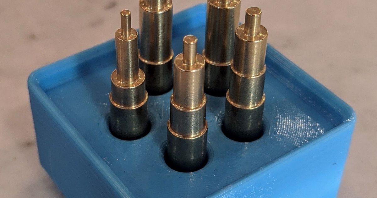 Gridfinity Heat Set Insert Tips Storage by eblanchette | Download free STL model | Printables.com