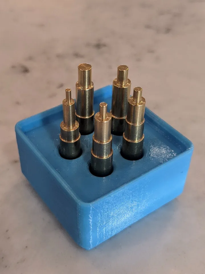 Gridfinity Heat Set Insert Tips Storage by eblanchette | Download free STL model | Printables.com