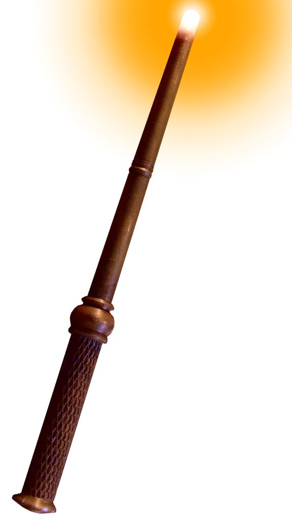 Magic Wand / Wizards Wand (+light) by robertferanec | Download free STL ...