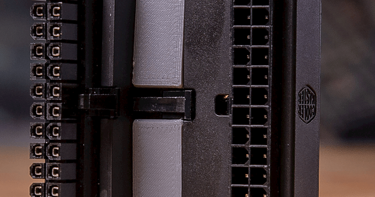 ATX 24 PIN DUAL 90 DEGREE ADAPTER BRIDGE - Standard by Cooler Master ...