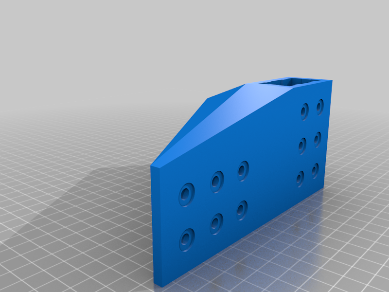Parametric V-Slot / T-Slot Corner Bracket with Extension by Jesterhead ...