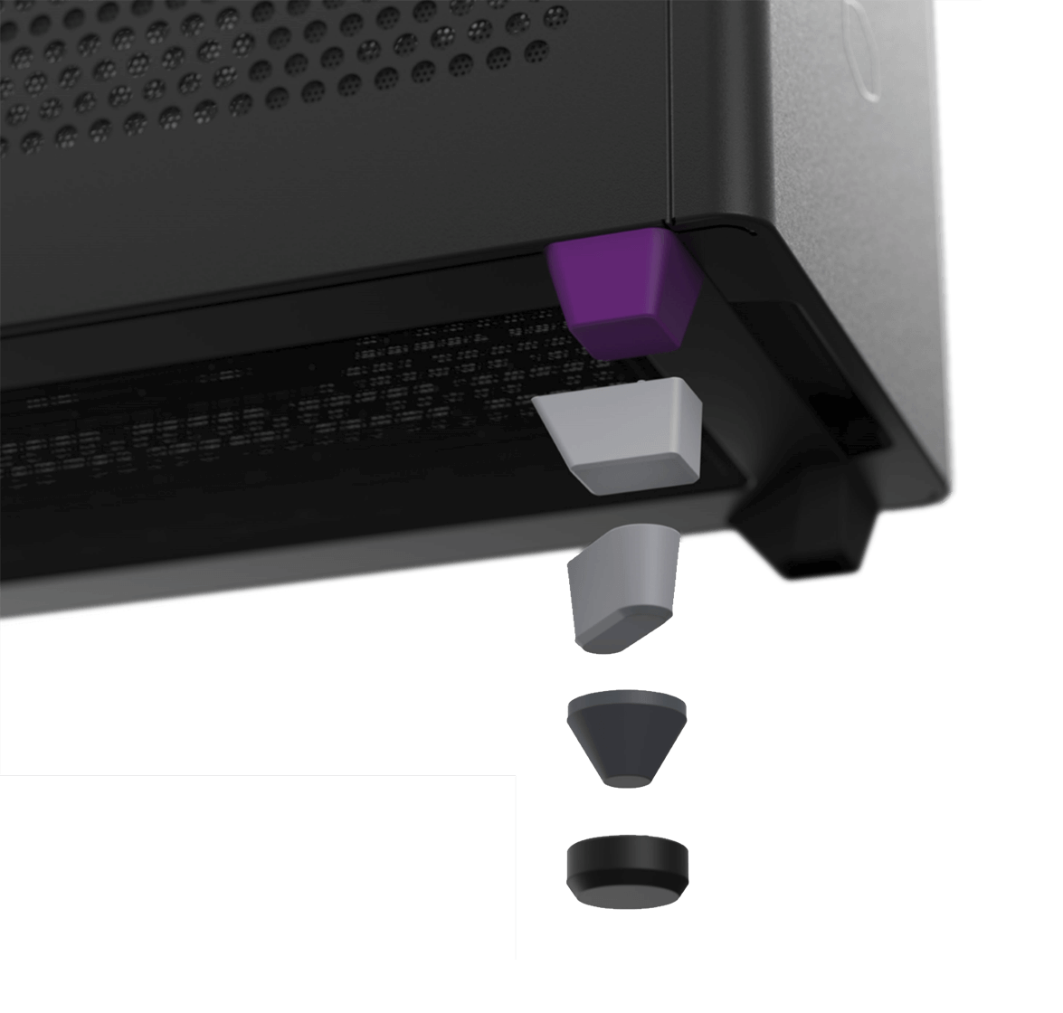 Round, low-profile Feet Replacement - MasterBox NR200 & MasterBox ...