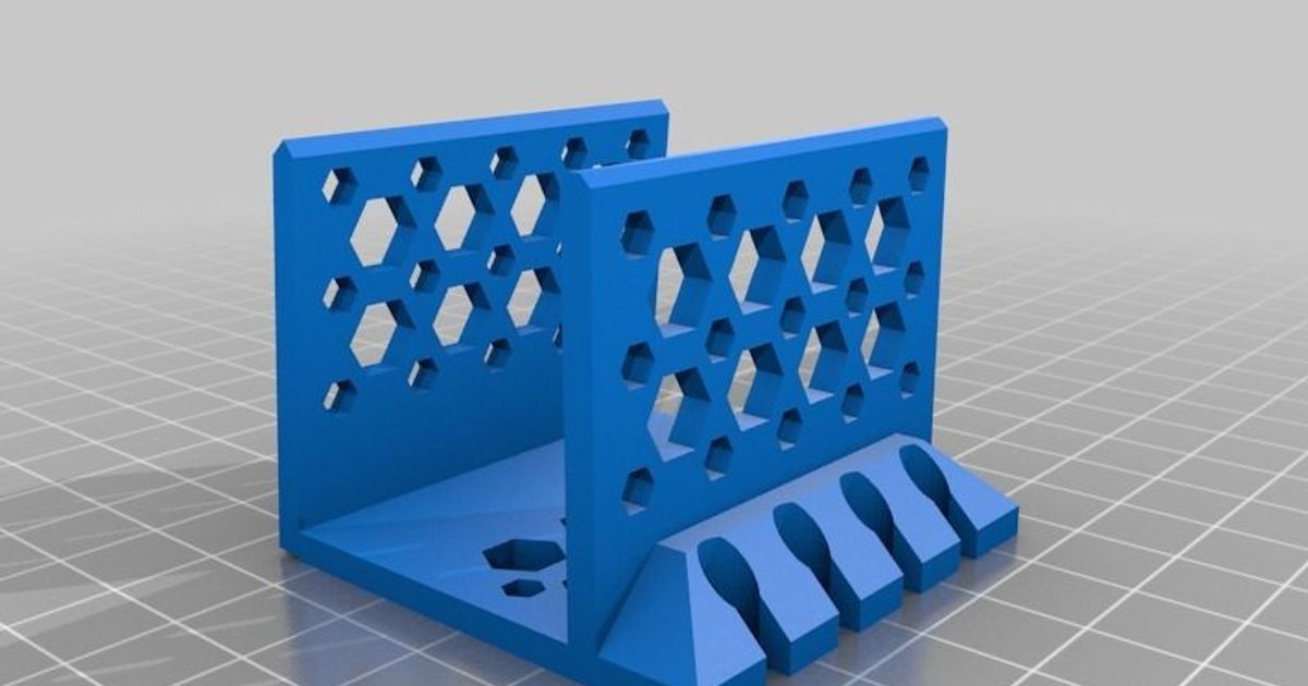 Customized Cable Catcher38mmThick4cables by ThreeDbrewer | Download ...