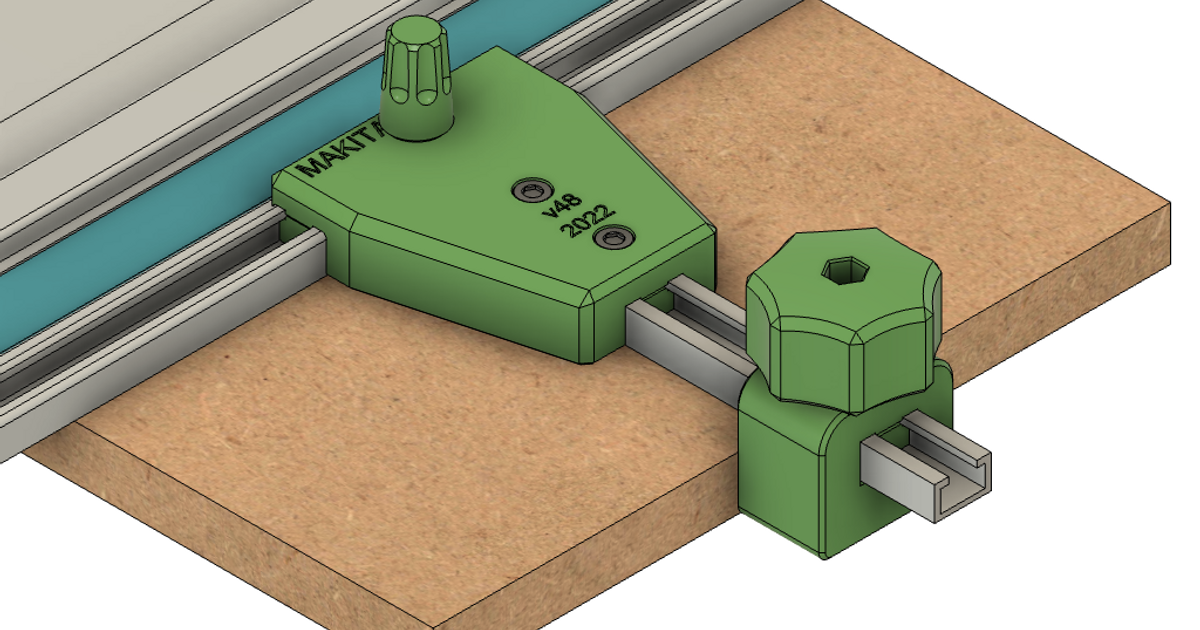 Makita Track Saw Parallel Guide Extension Set by cewo | Download free ...