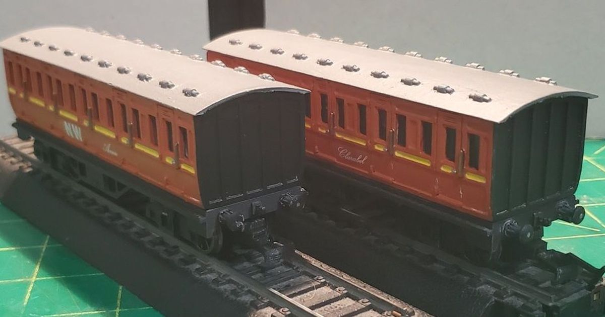 Extended Branchline coach (A&C) by CraftyNerd | Download free STL model ...