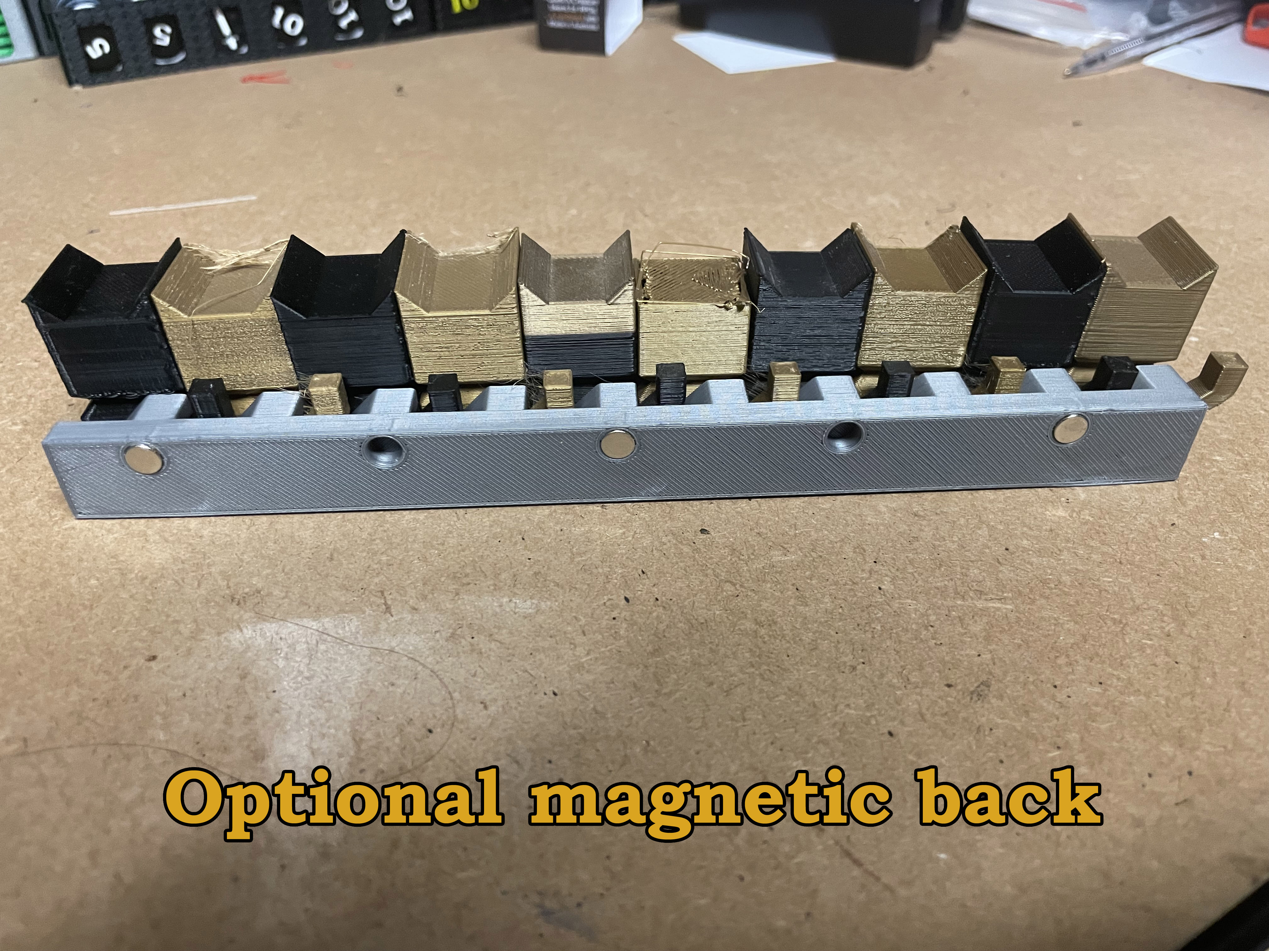 Calicat Rail - Holds 10 Calicats by Sidequest Co | Download free STL ...