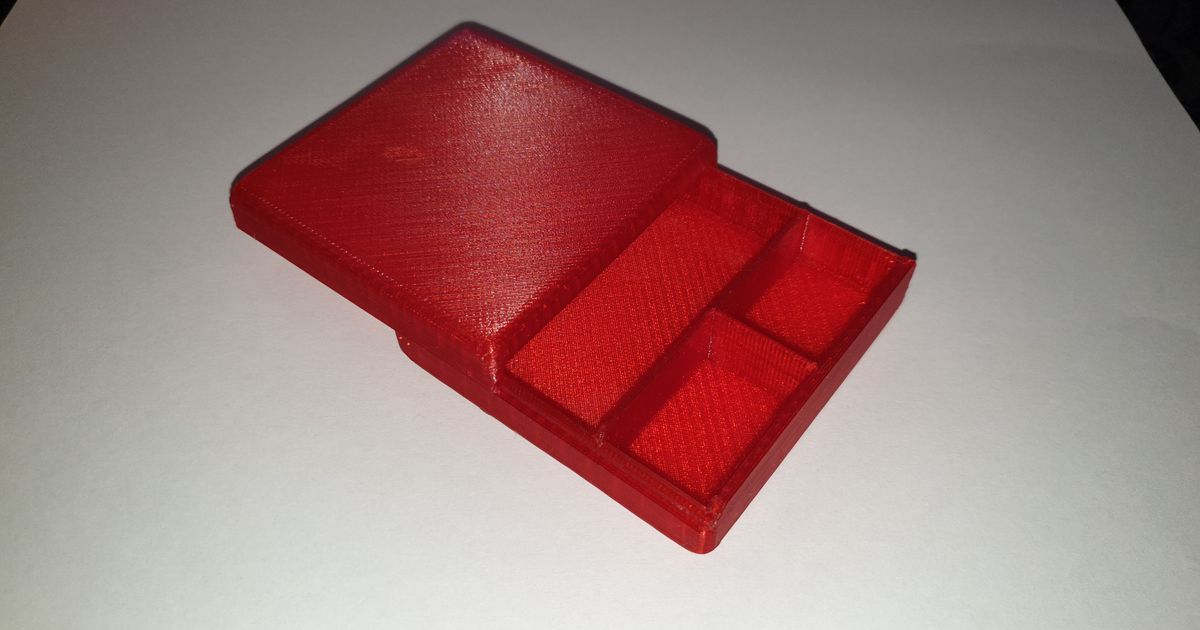 pill box with sliding cover by F2-Beamer | Download free STL model ...