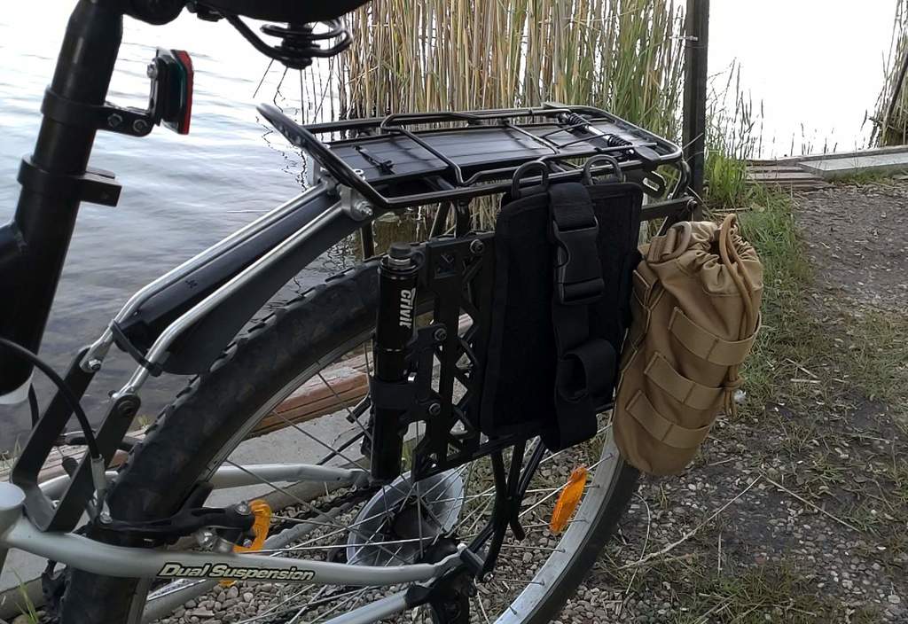 Bicycle Cargo Rack MOLLE Panel by OliverP | Download free STL model ...