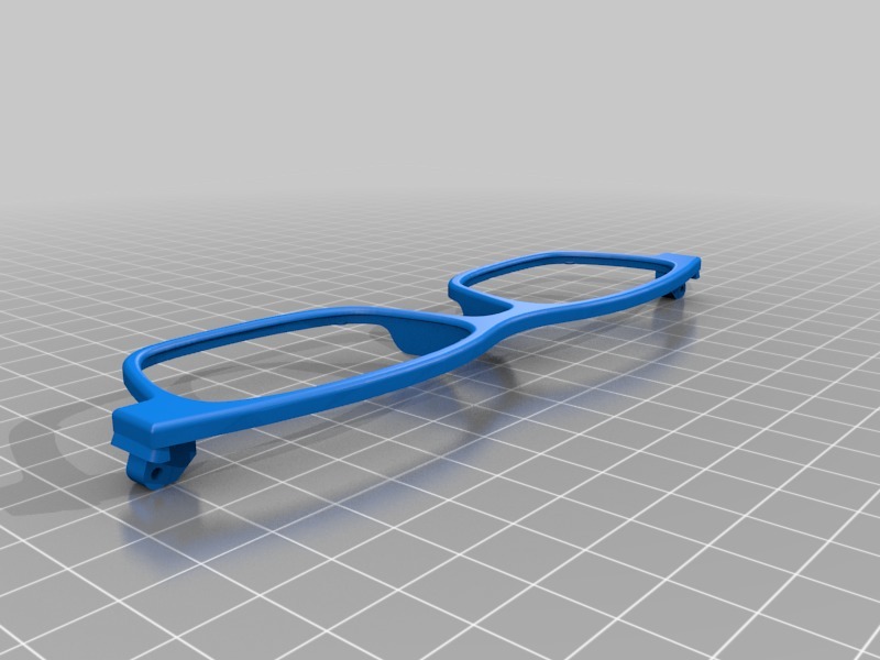 Eyeglass Frames With Decoration Option By Cellocgw Download Free Stl Model