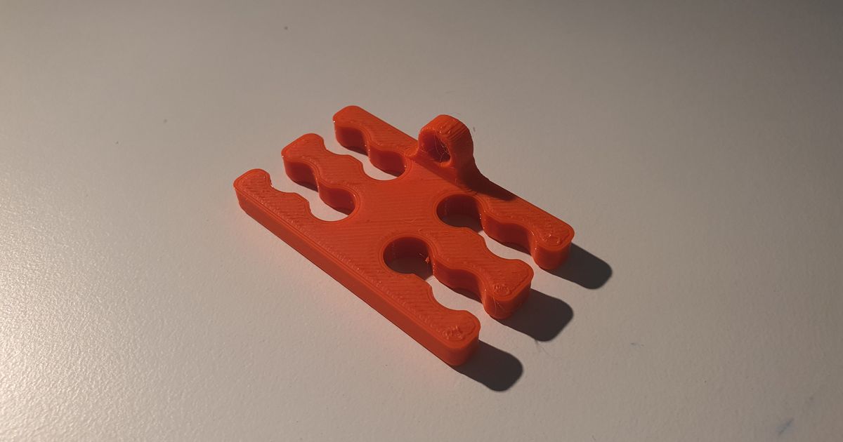 Multi-Cable clamp by JetCiel_Live | Download free STL model ...