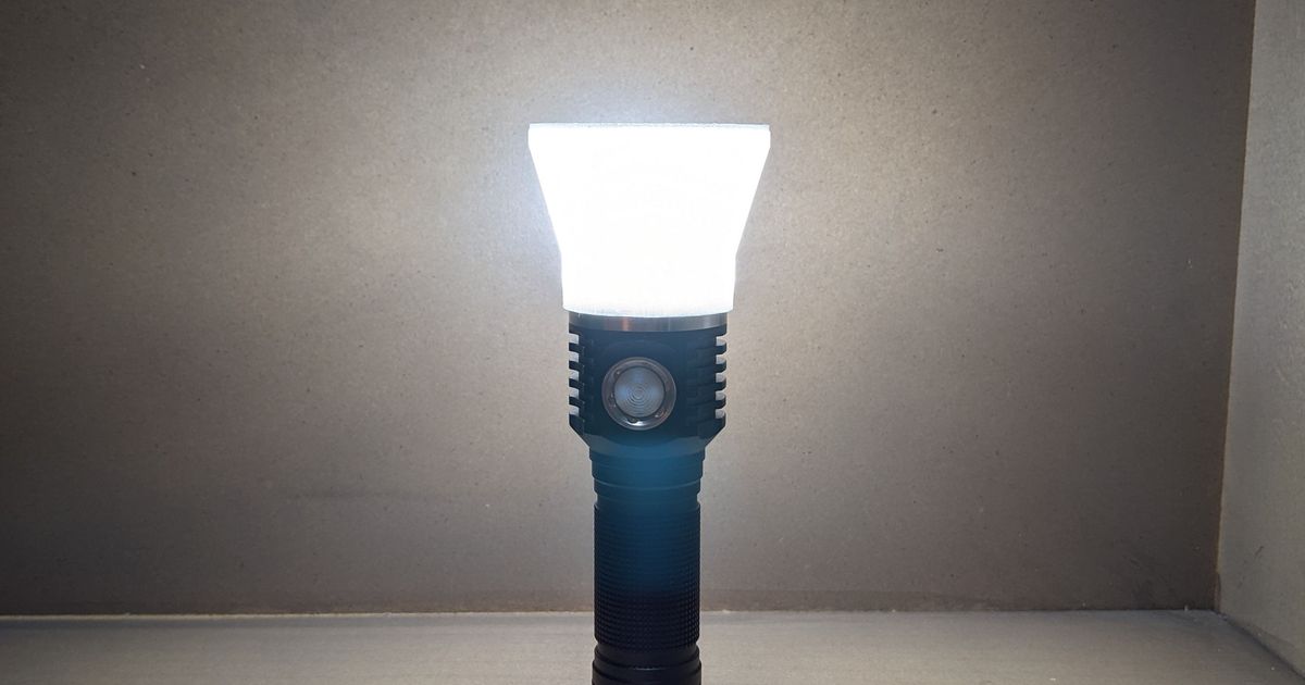 Emisar D1 or D1V2 Flashlight Diffuser by Spicy3d | Download free STL ...