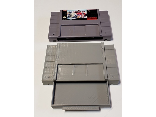 SNES Cart with hidden compartment by Angrysquirrel | Download free STL ...