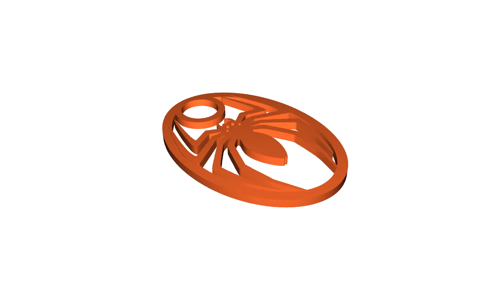 Spiderman Keychain Logo by miXal | Download free STL model | Printables.com