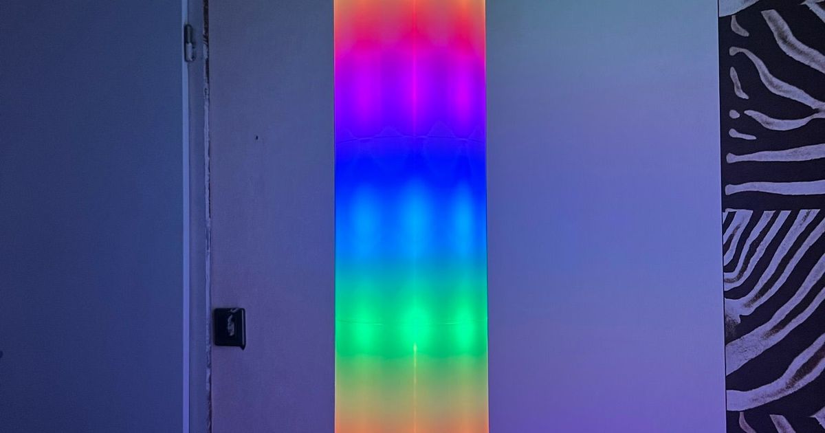 LED Tower Lamp | WLED Tower Lamp by qrotec | Download free STL model ...