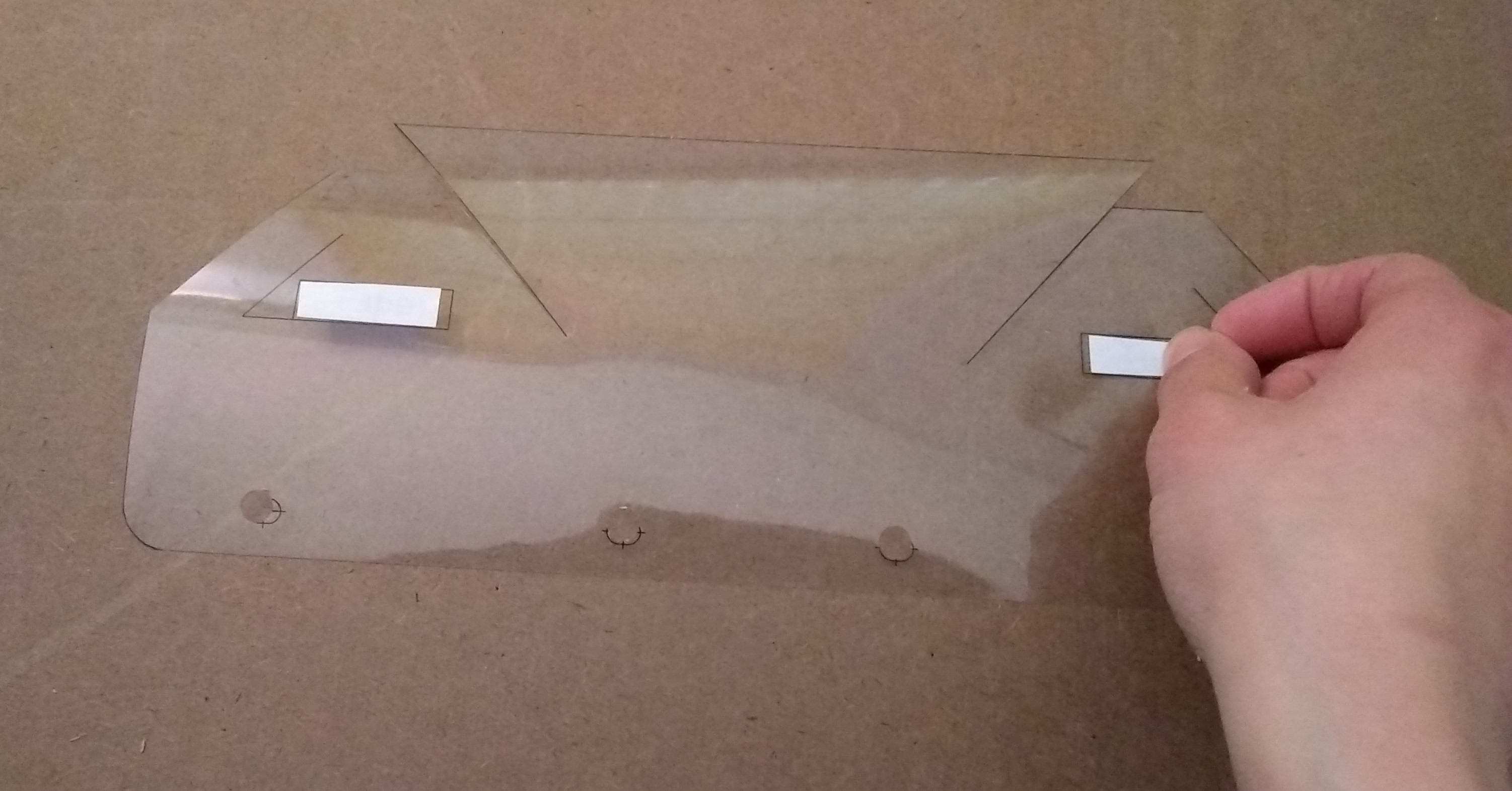 Face Shield, long temple arms and hooks for rubber bands. UPDATED by ...