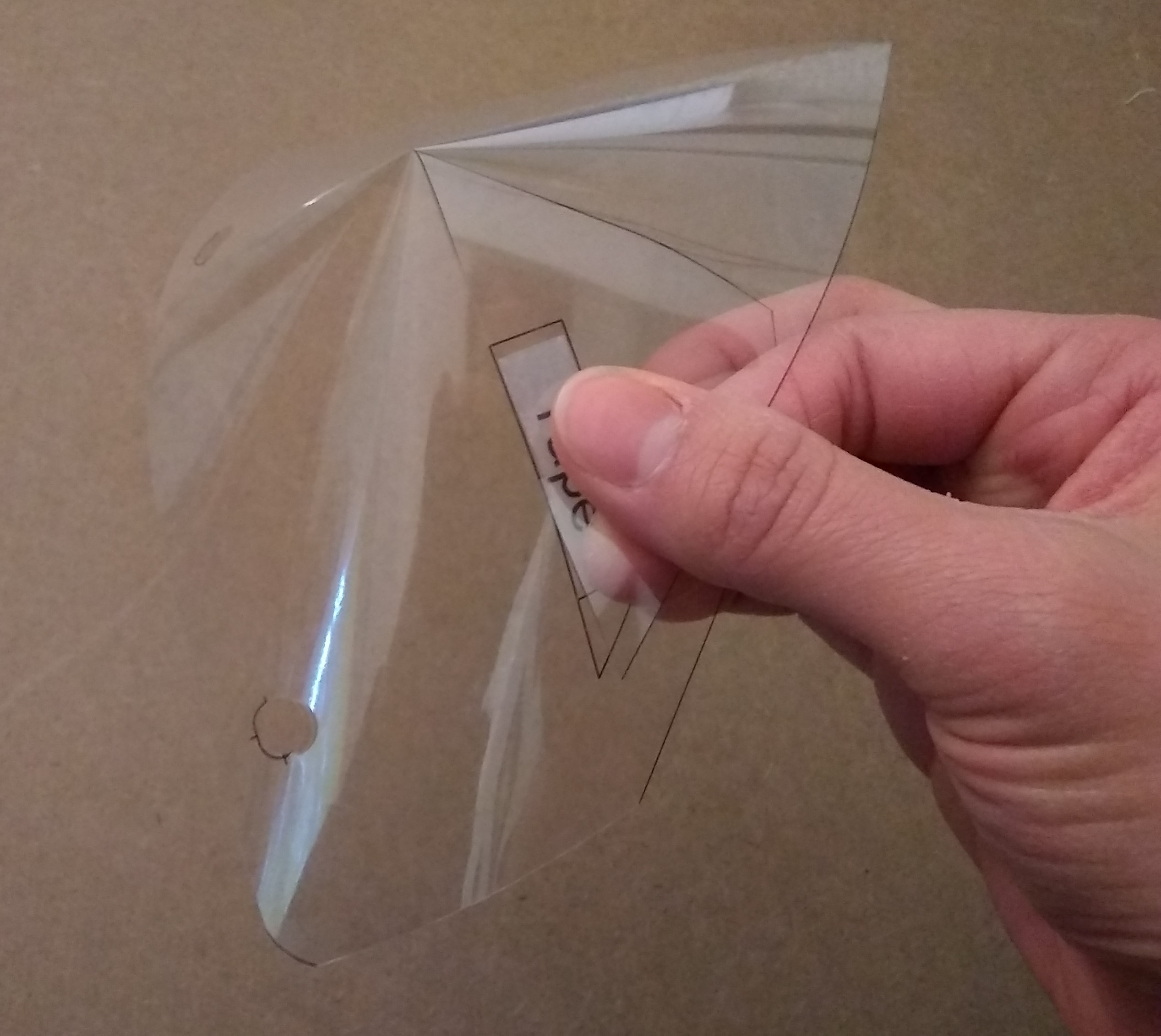 Face Shield, long temple arms and hooks for rubber bands. UPDATED by ...