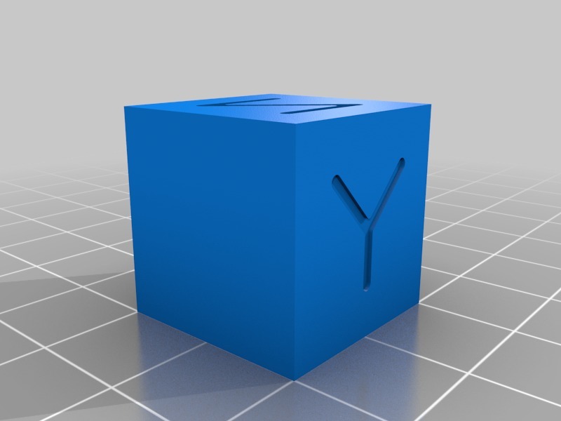 20x20x20mm Test Cube by FabianFriethjoph | Download free STL model ...