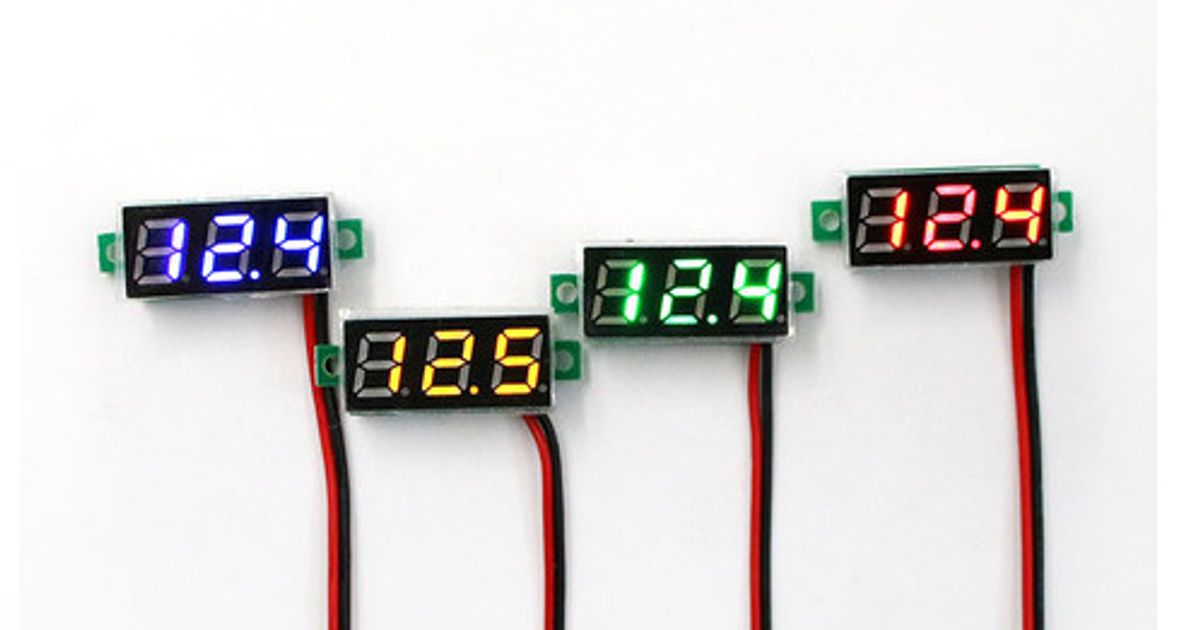Voltmeter Holder by Gonper | Download free STL model | Printables.com