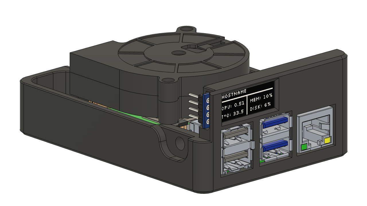 1U Rackmount Cluster - Raspberry Pi 3B+ / 4B by JaredC01 | Download ...